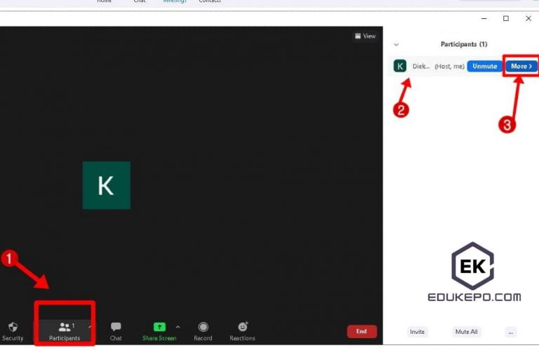Cara Mengganti Foto Profile dan Nama di Zoom - Edukepo.com