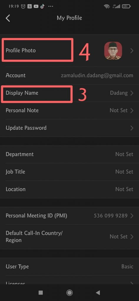 Cara Mengganti Foto Profile dan Nama di Zoom - Edukepo.com
