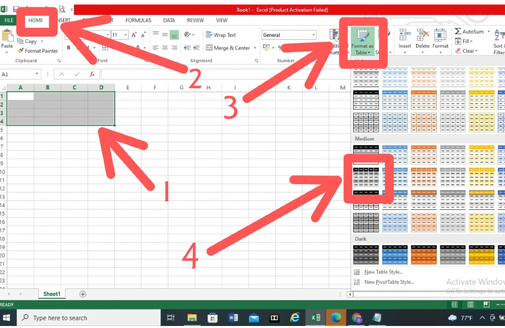 Cara Membuat Tabel di Microsoft Excel - Edukepo.com