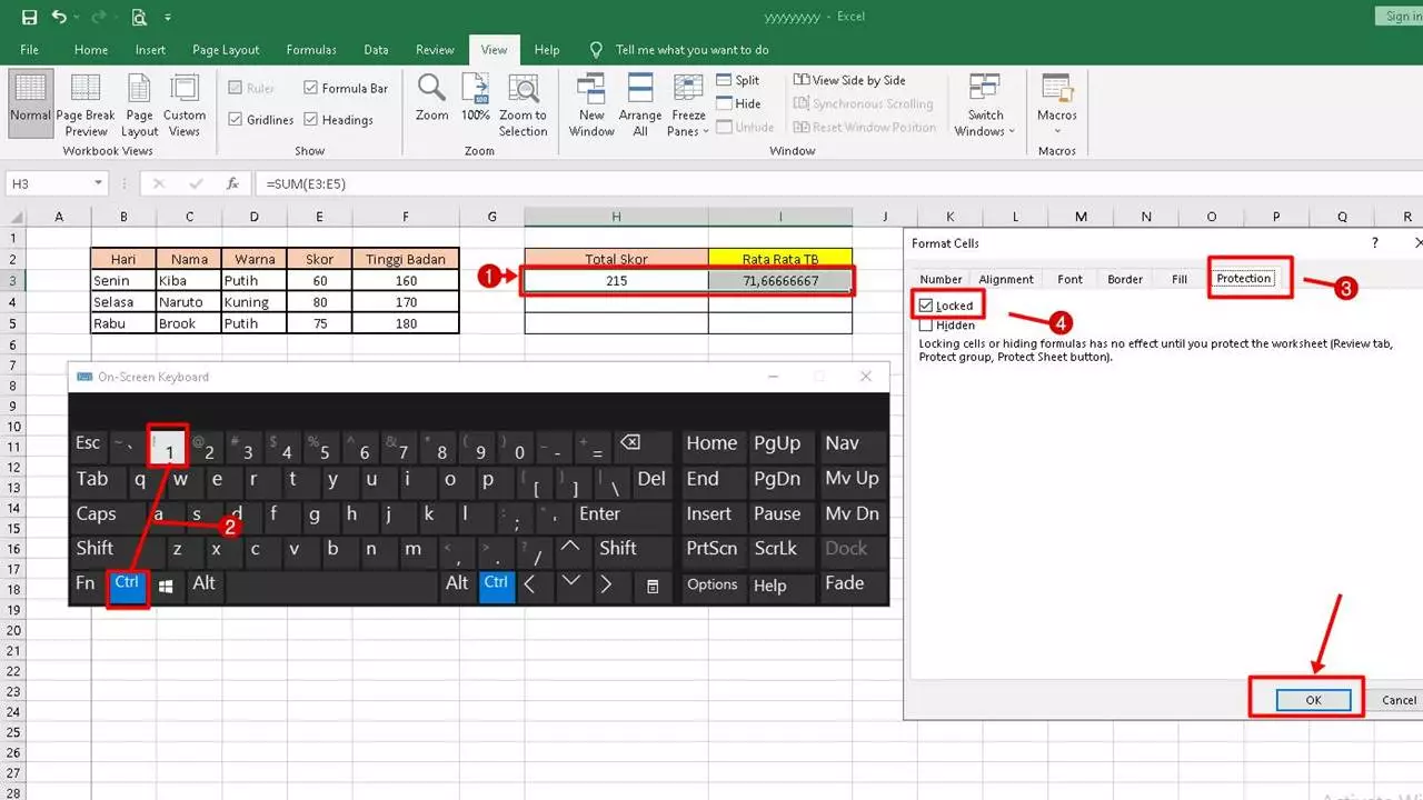 Cara Mengunci Rumus di Excel - Edukepo.com